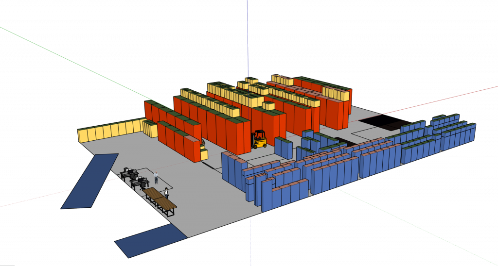 La modélisation d'entrepôt en 3D - optimisez vos surfaces!
